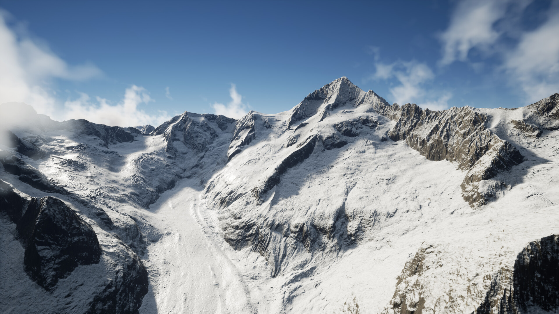Jan Arenz - UE4: Mountain Study - Aletschhorn