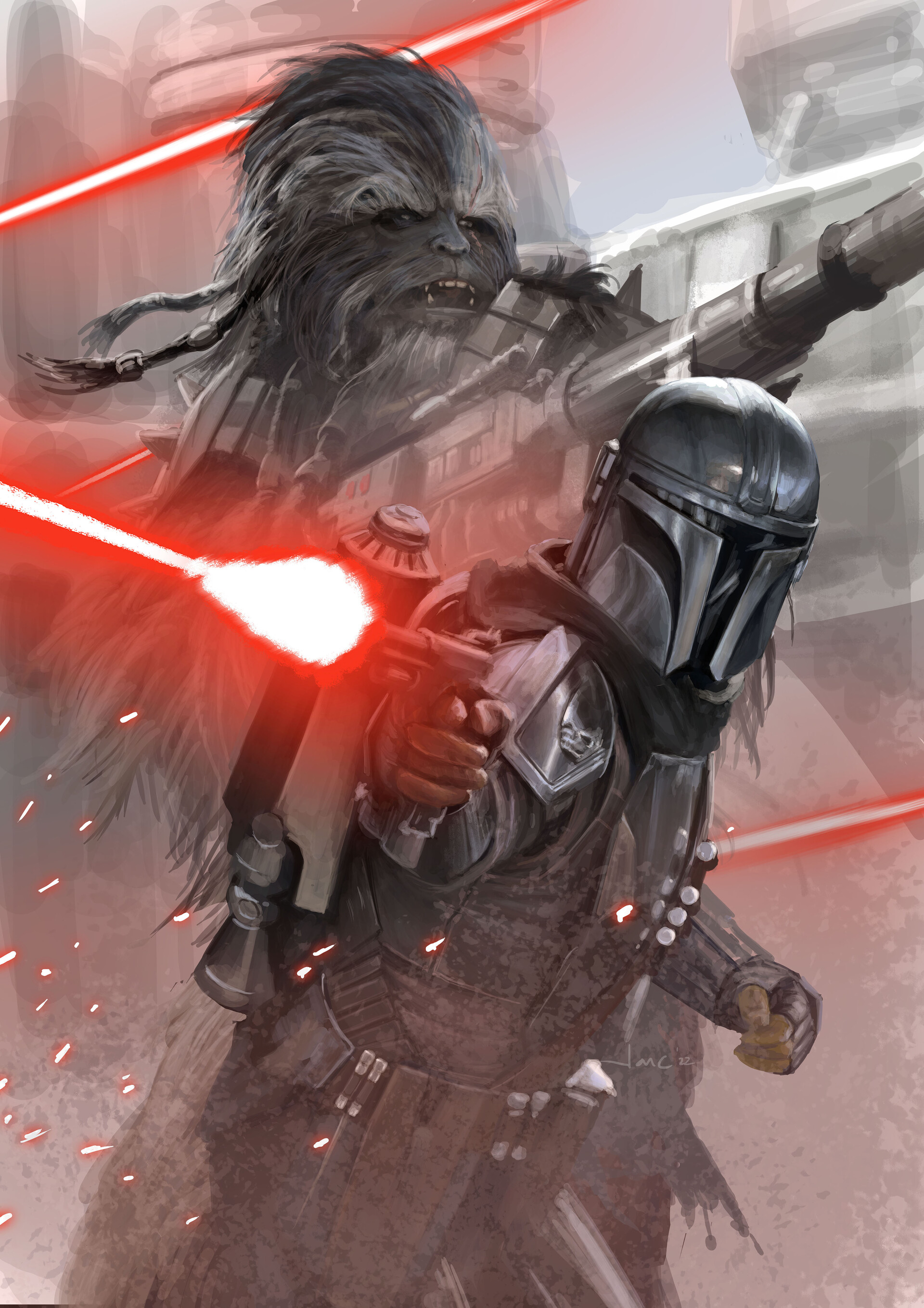 ArtStation - "With A Little Helo From My Friends"