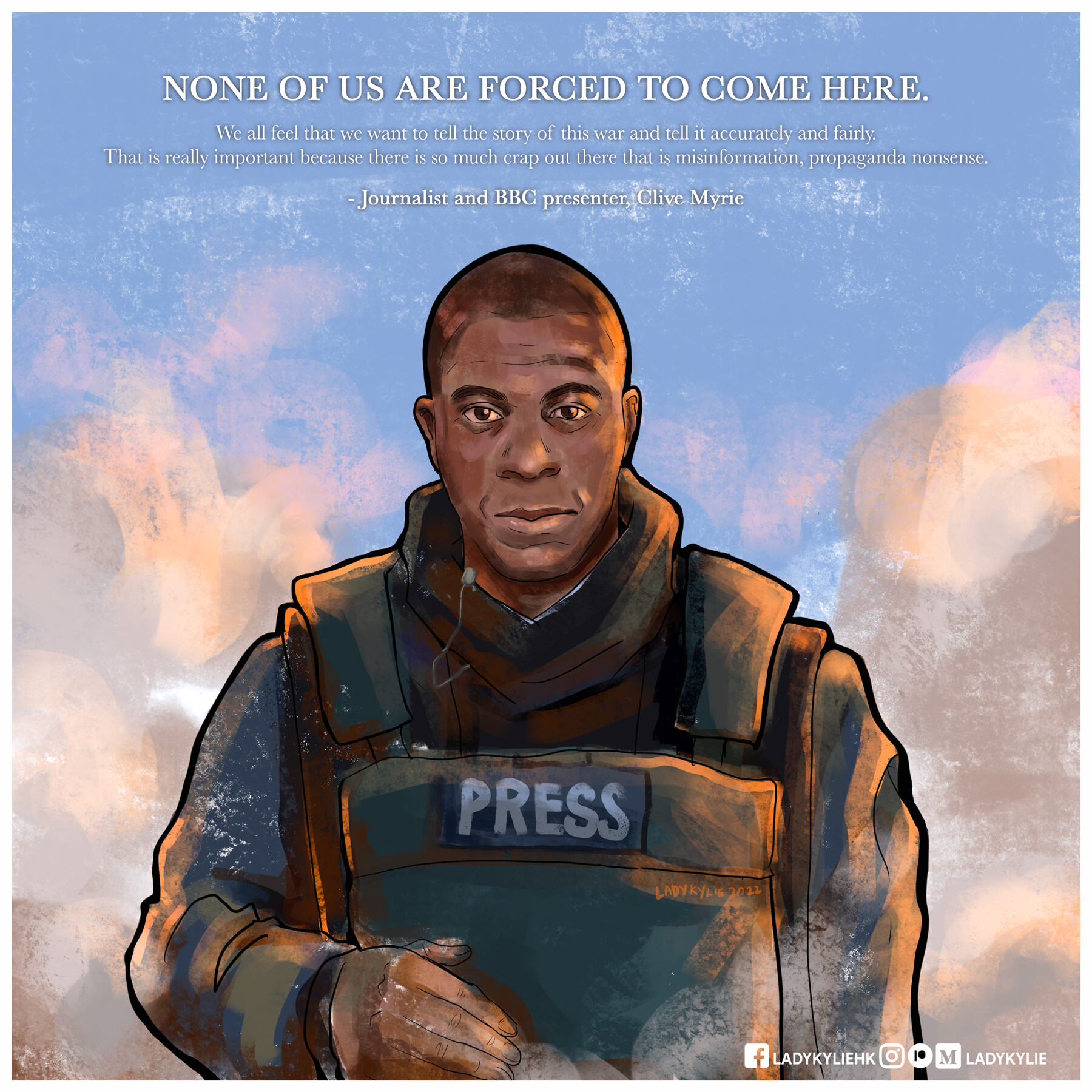 ArtStation - Journalist in war
