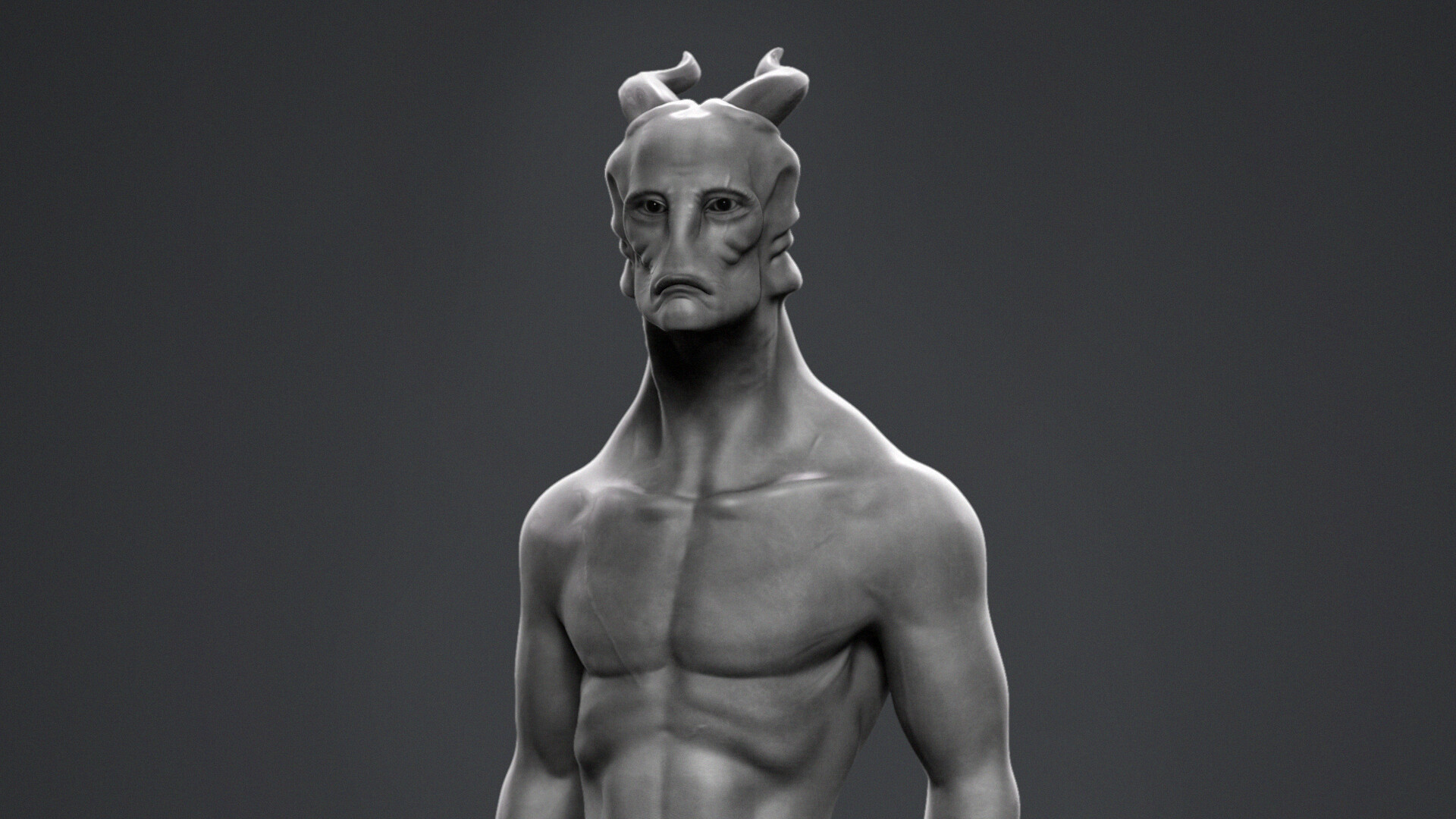 ArtStation - Creature Bust Sculpt