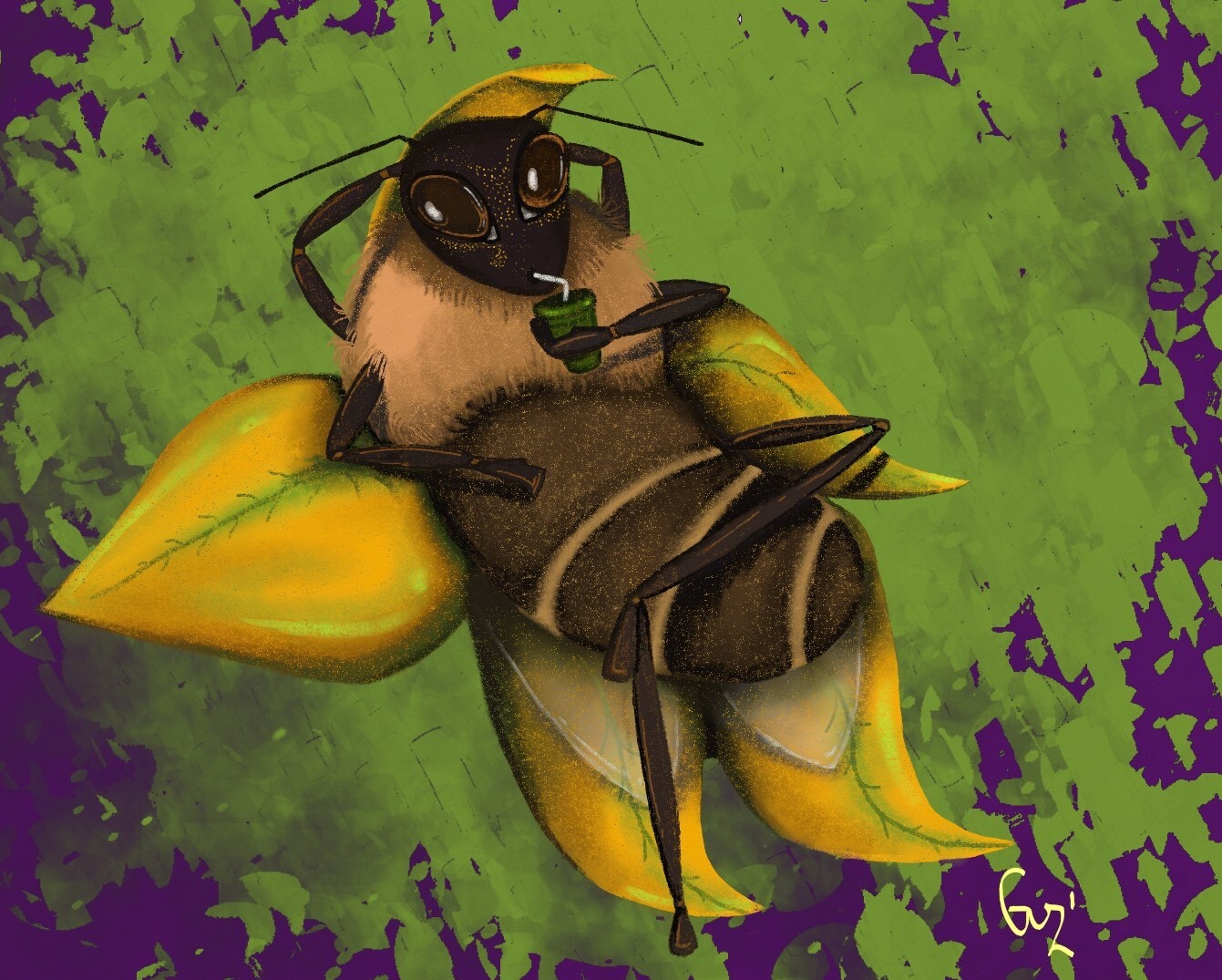 ArtStation - Abeja flor