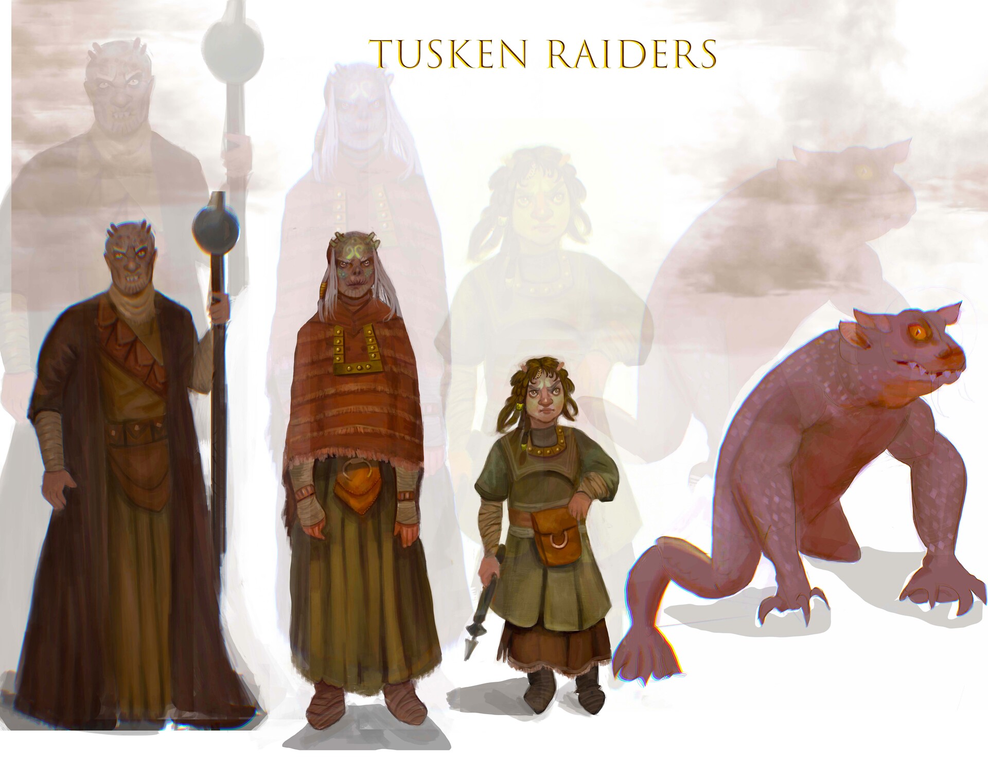 ArtStation - Tusken raiders
