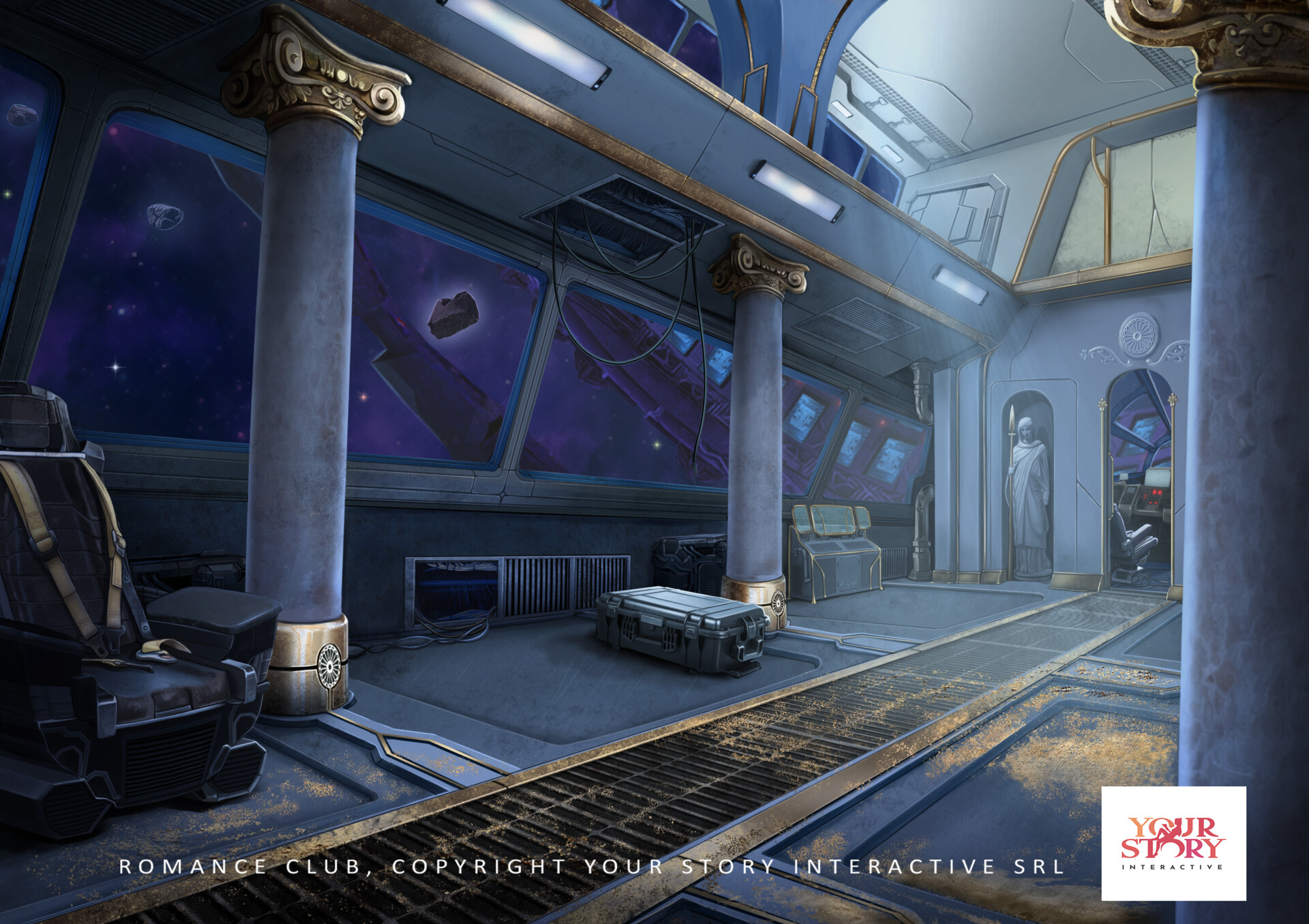 ArtStation - space ship inside