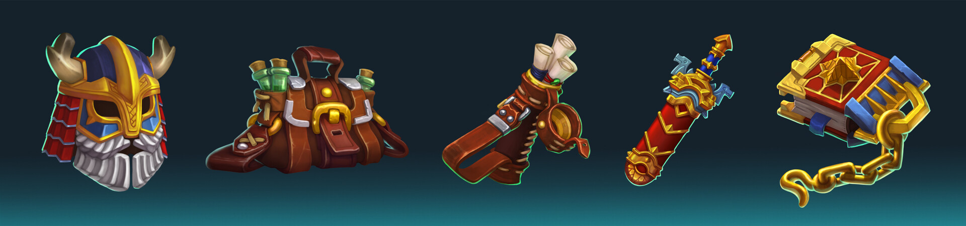 ArtStation - five props