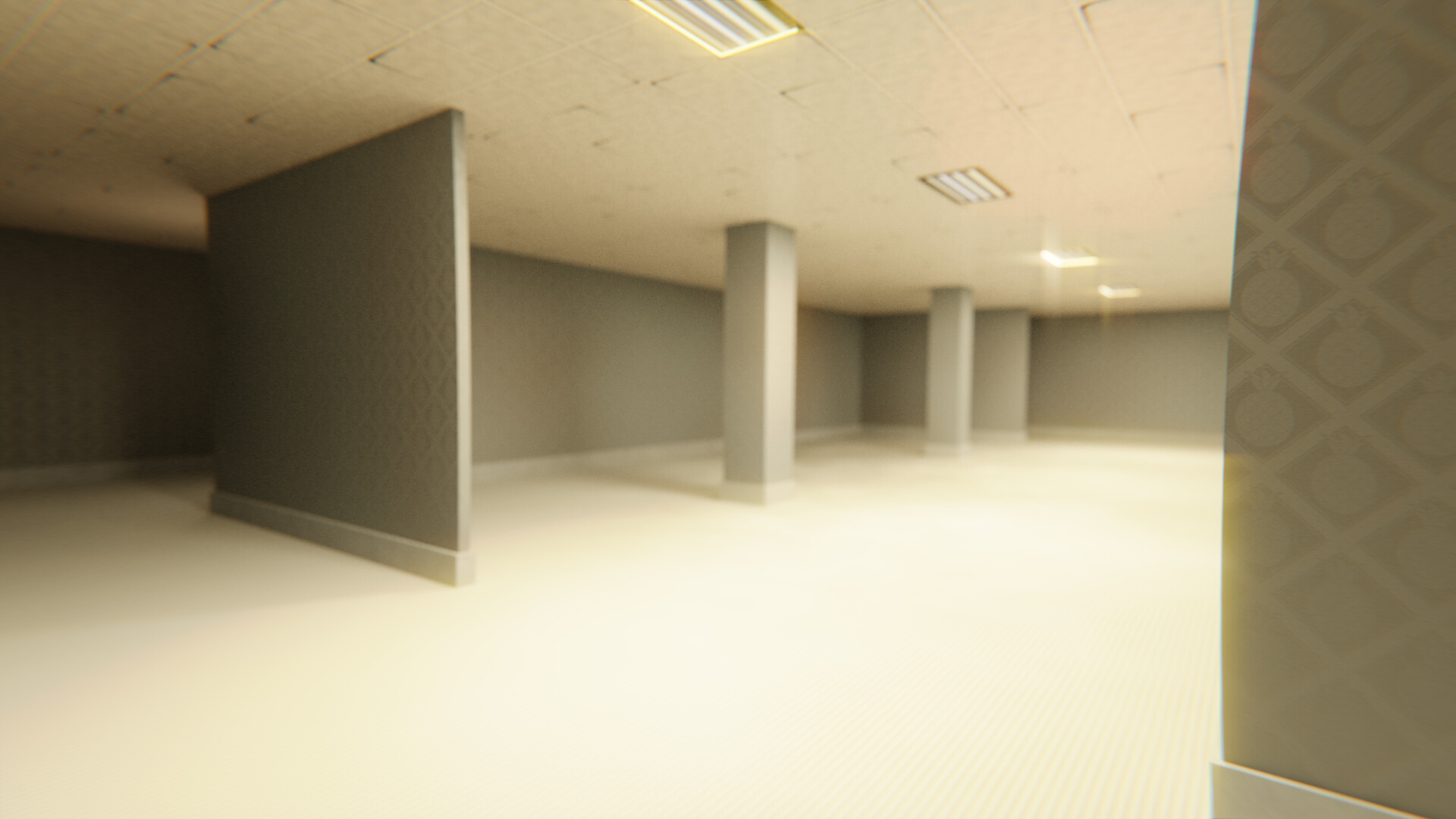 ArtStation - Backrooms model