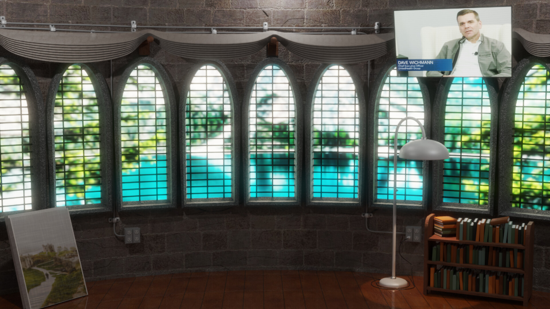 Steve McDonald - MS Teams Video Chat Backgrounds