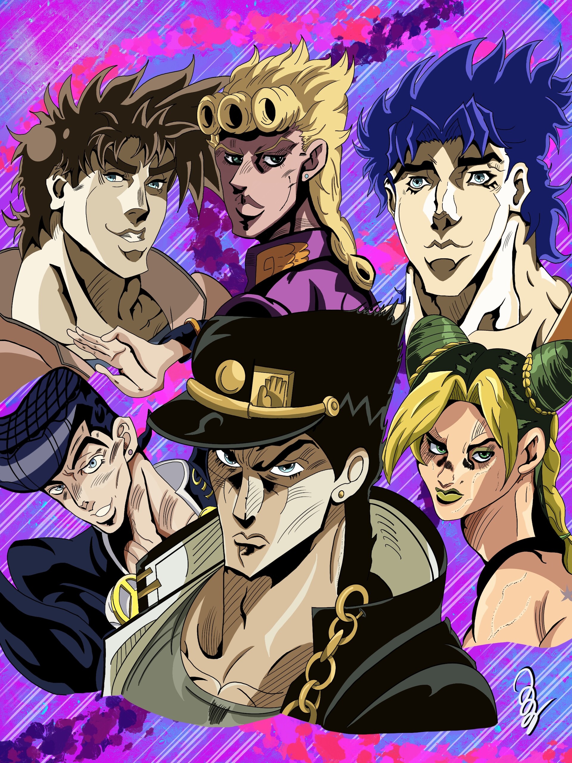 ArtStation - Jojo's Bizarre Adventure Portrait