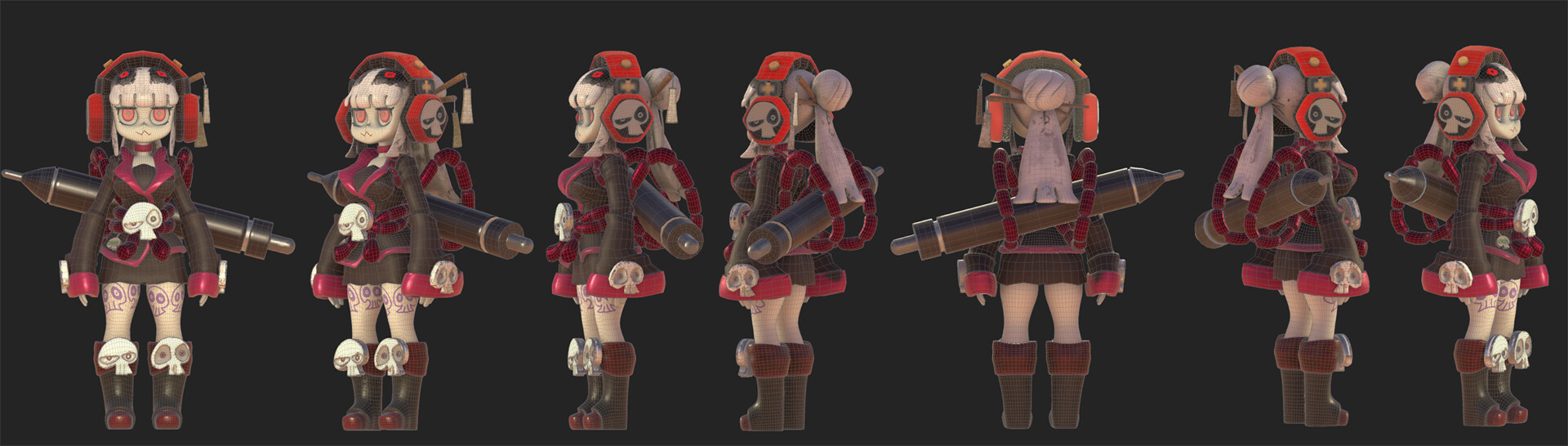 ArtStation - Female Stylized Samurai