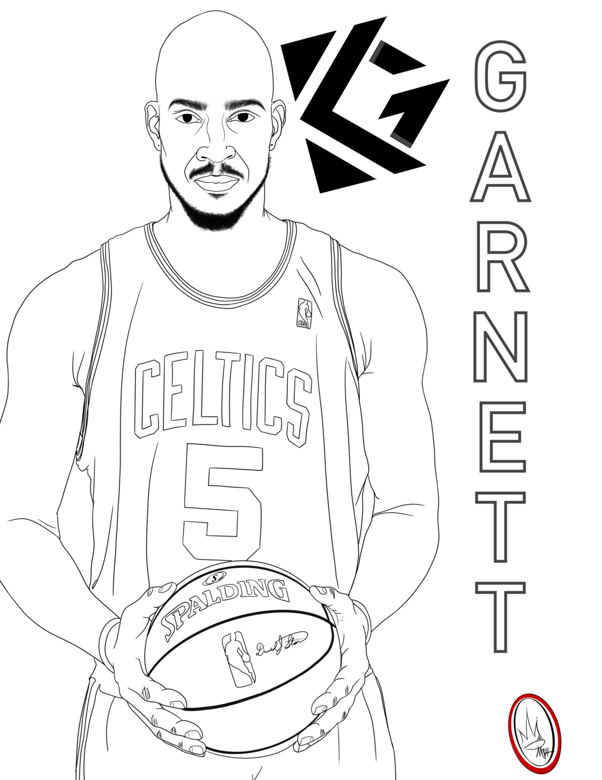 Kevin Garnett Drawings