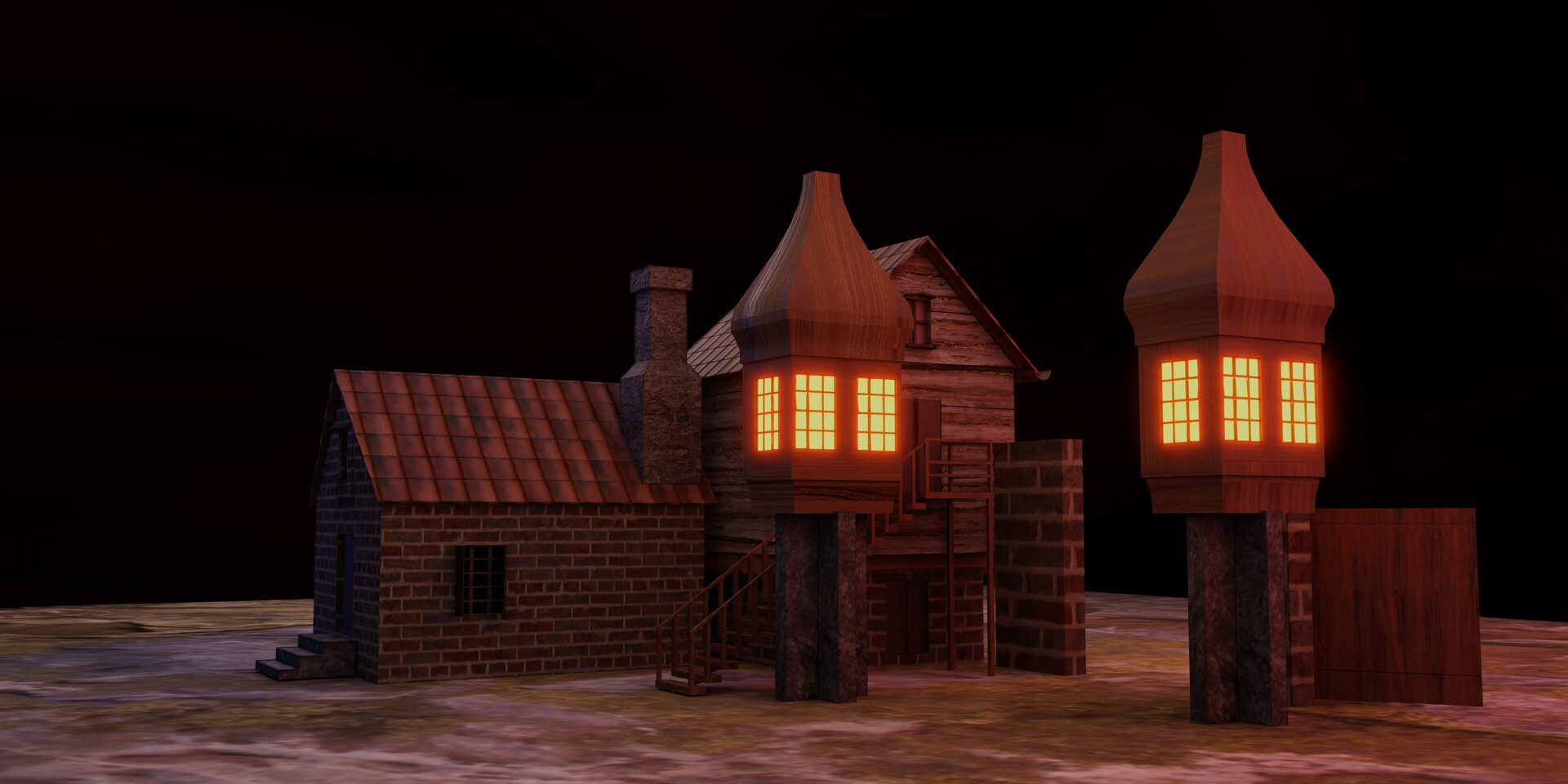 Rakesh vfx - 3D Traditional House