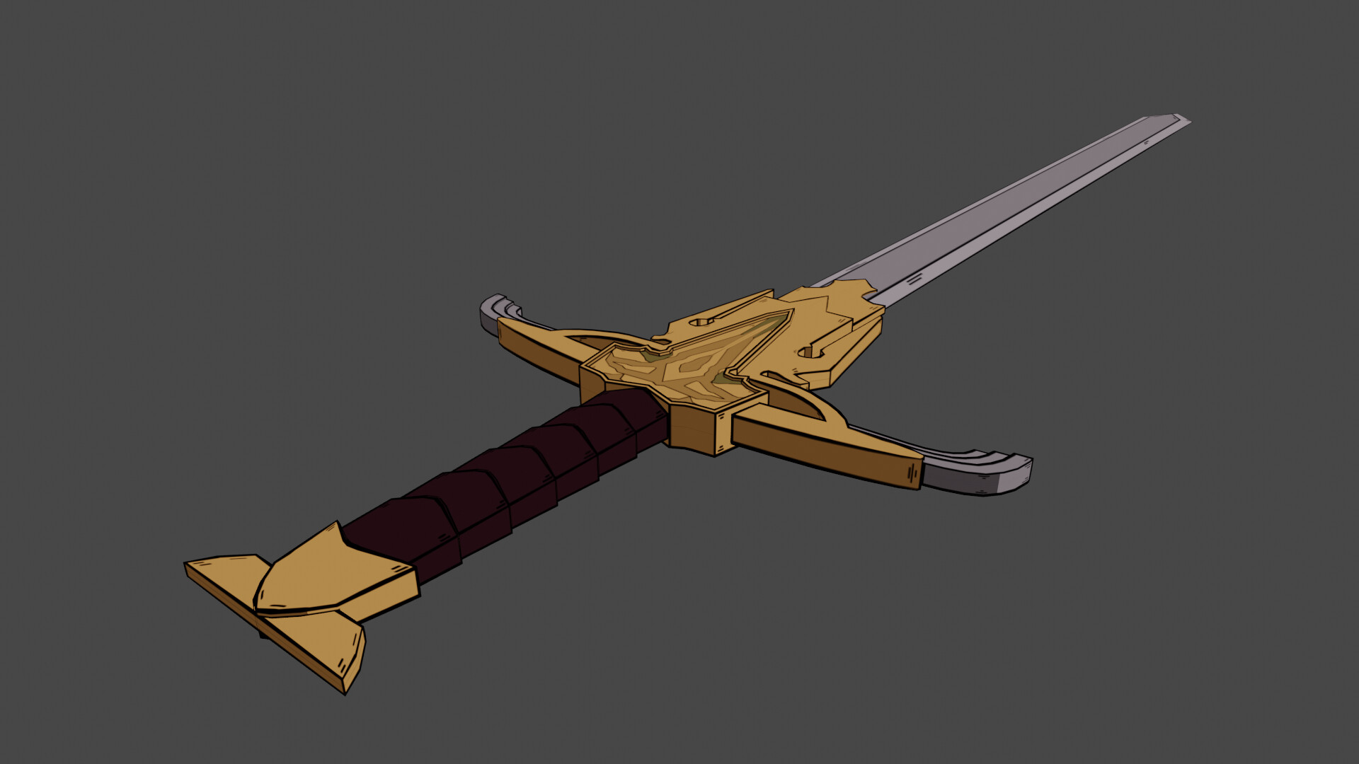 ArtStation - Anime Medieval Fantasy Sword