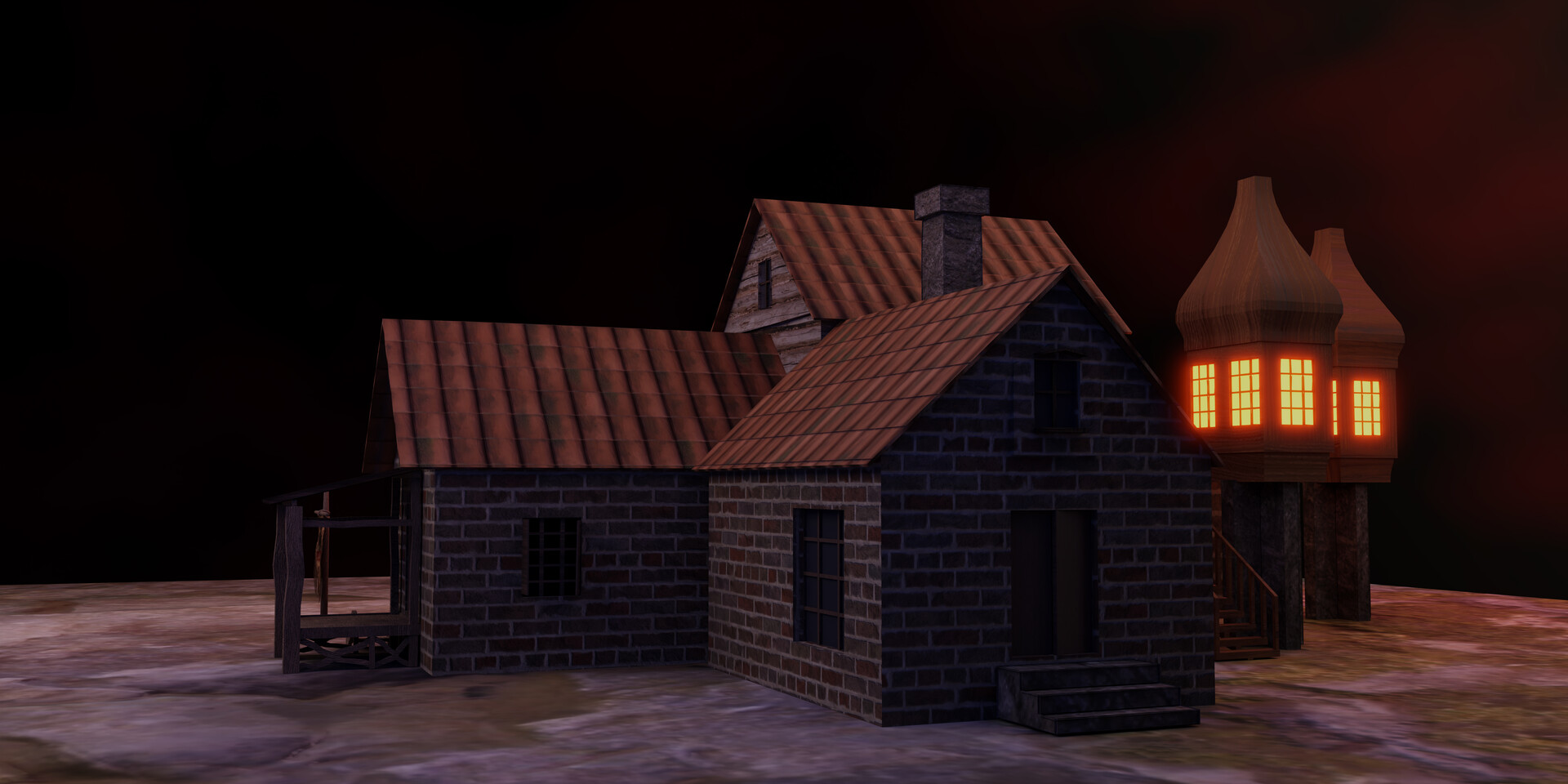 Rakesh vfx - 3D Traditional House