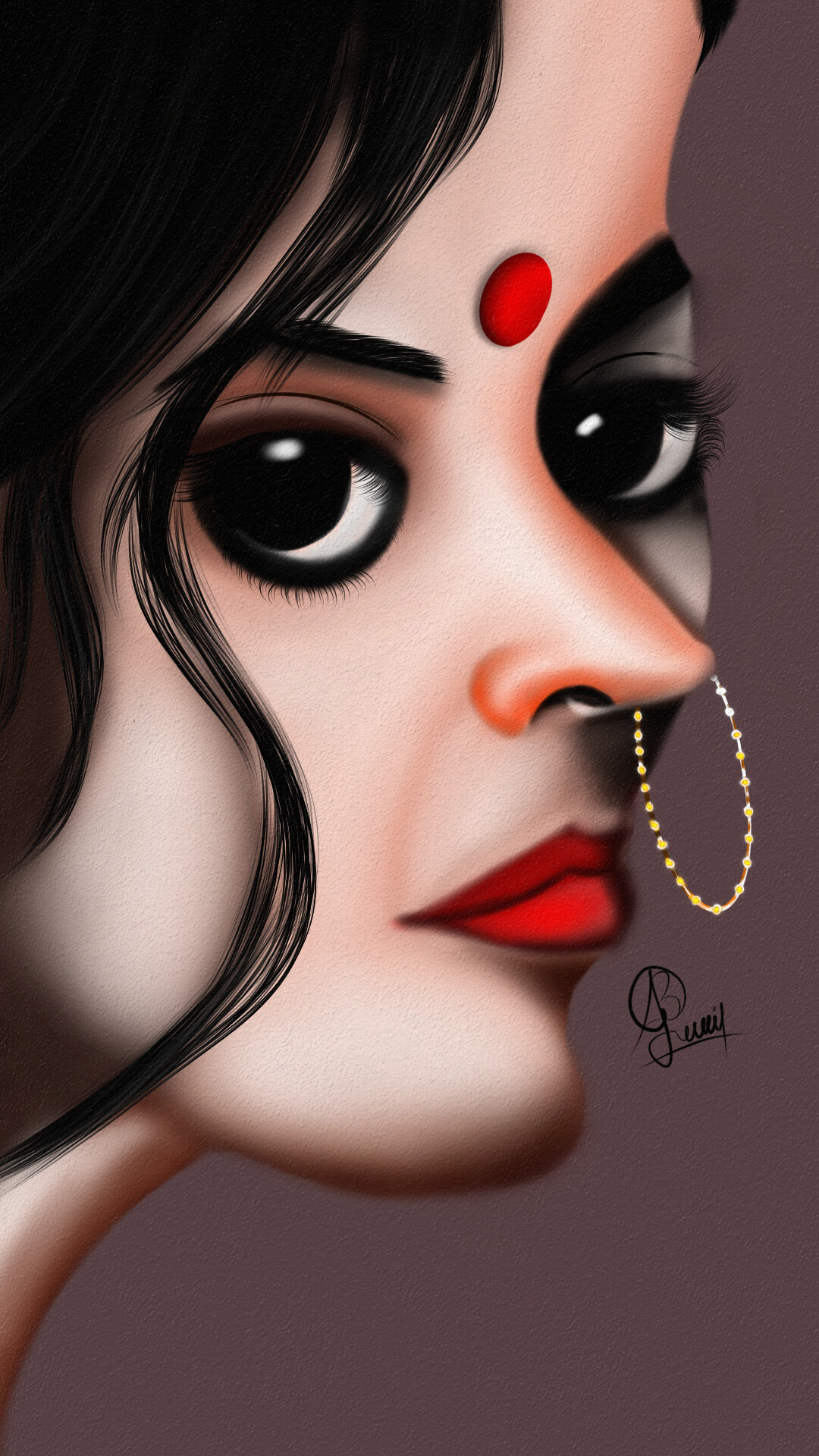 ArtStation - Bengali Girl stylized illustration