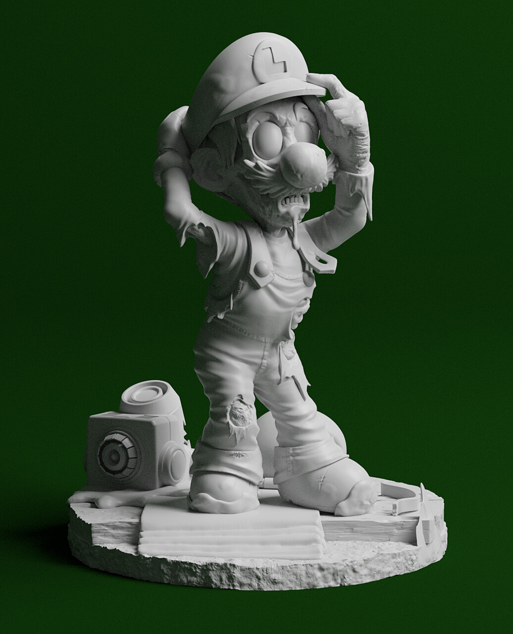 ArtStation - Zombie Luigi