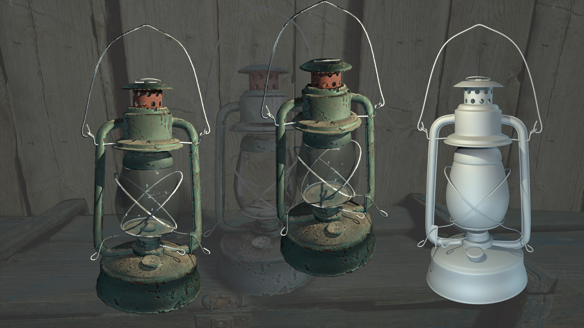 ArtStation - oil lamp
