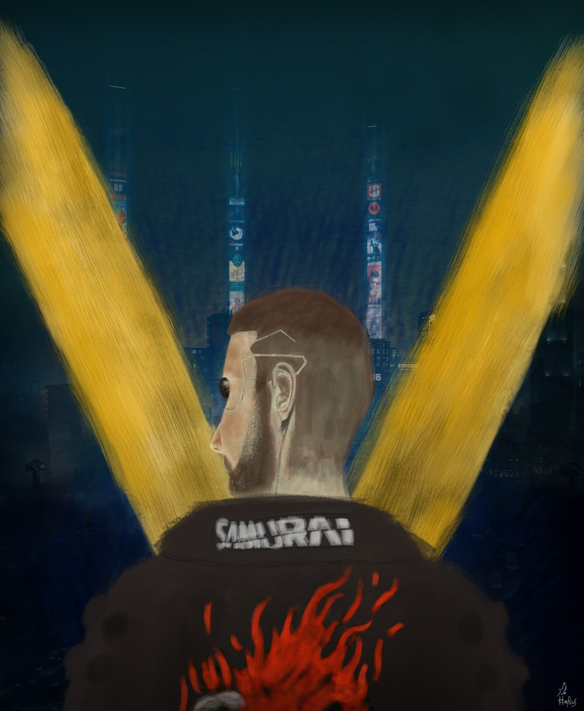 ArtStation - cyberpunk 2077 fan art