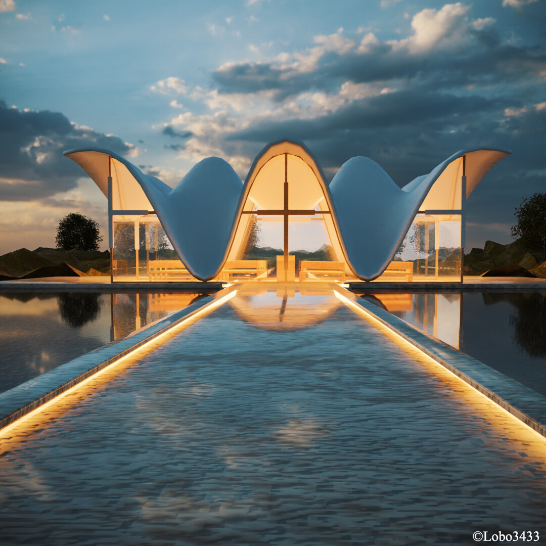 ArtStation - Arch Visualization Nighttime and Afternoon Cycles Renders