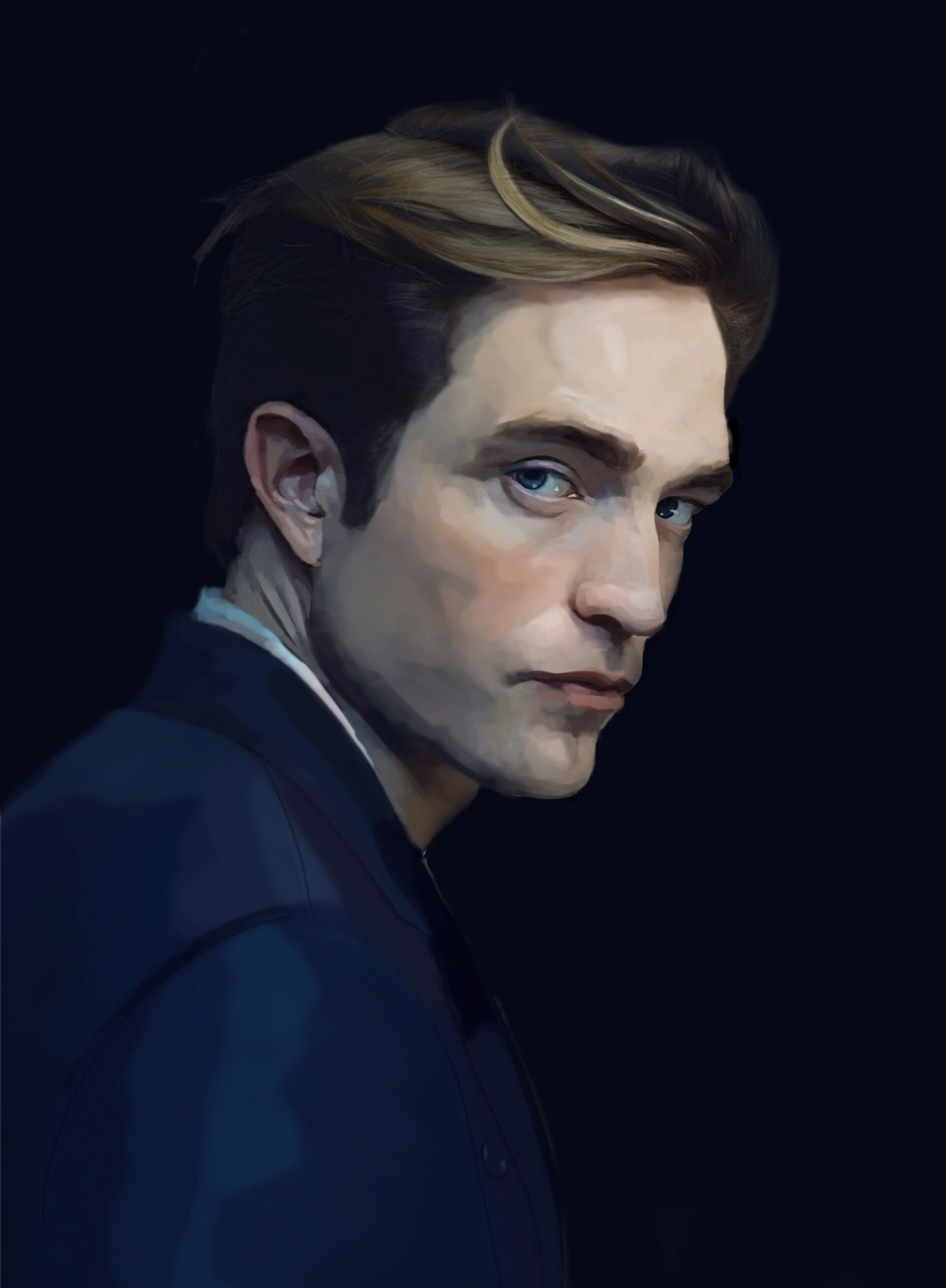 ArtStation - Portrait of Robert Pattinson