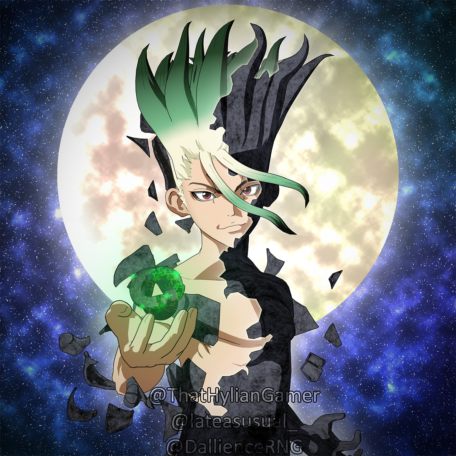 ArtStation - Goobye Dr.STONE Senku Render