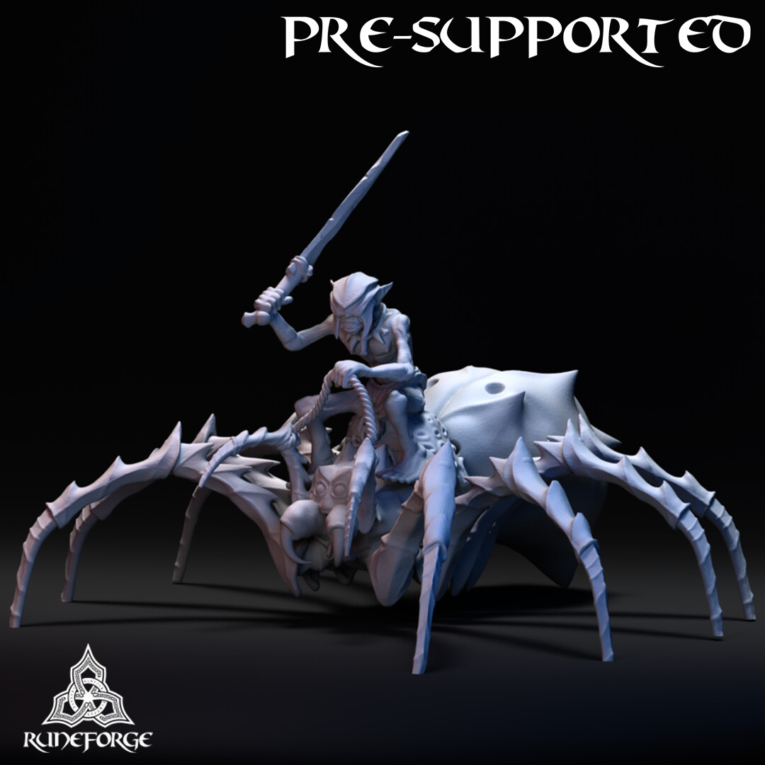 Halagram - Cave Spider With Rider