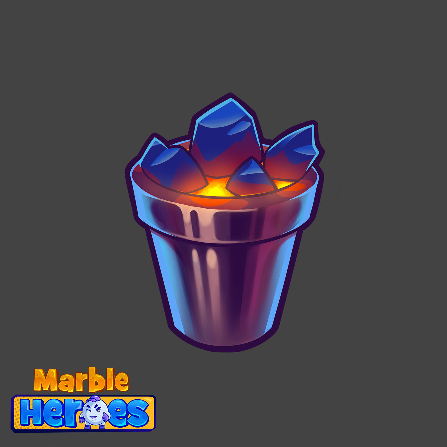 ArtStation - UI icons for Marble Heroes Game