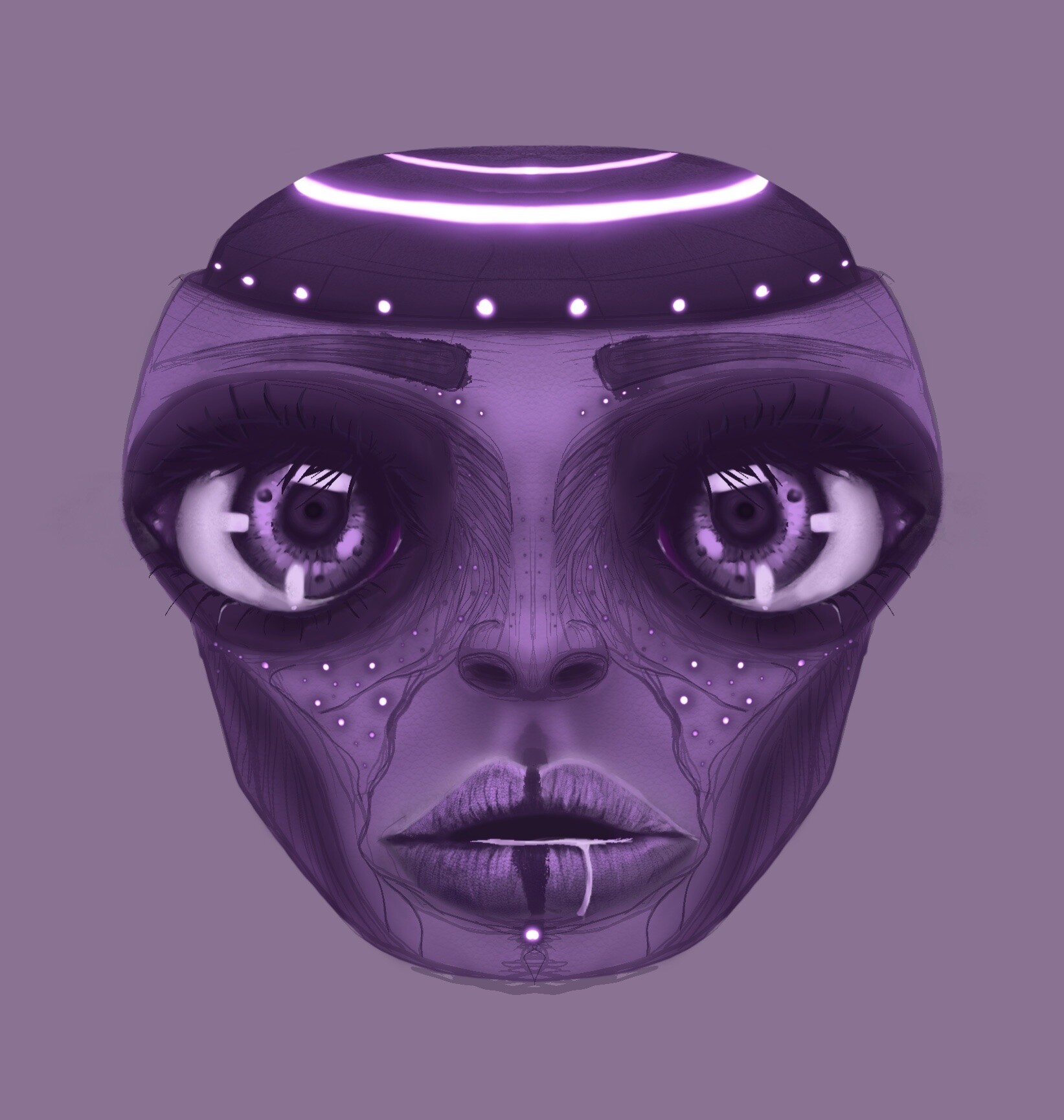 ArtStation - Purple lady