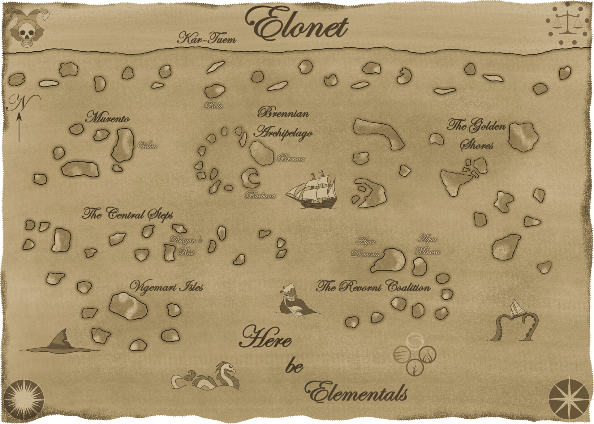ArtStation - Elonet world map