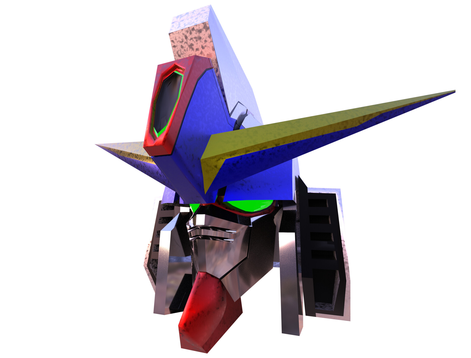 ArtStation - MK-II Gundam head