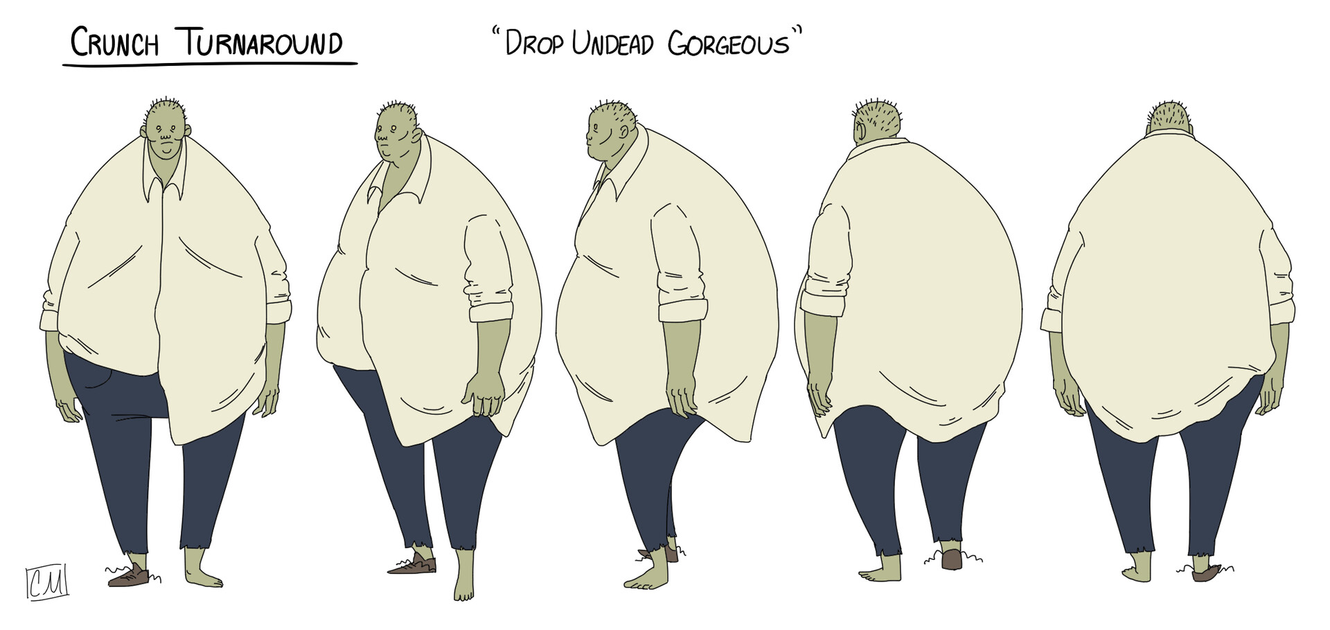 Charis Martin - Character lineup and turnarounds