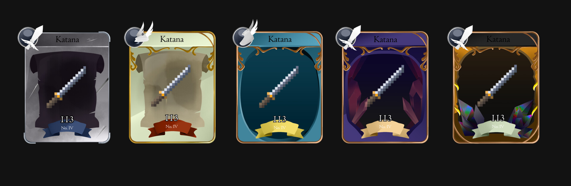 ArtStation - Rarity Game Card design