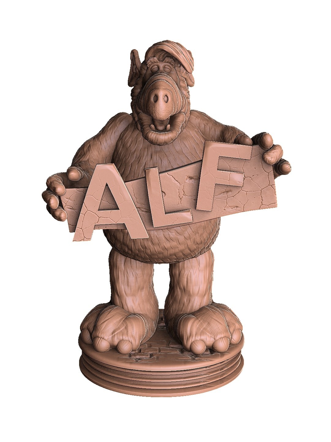 ArtStation - Alf.STL 3d printable two options!