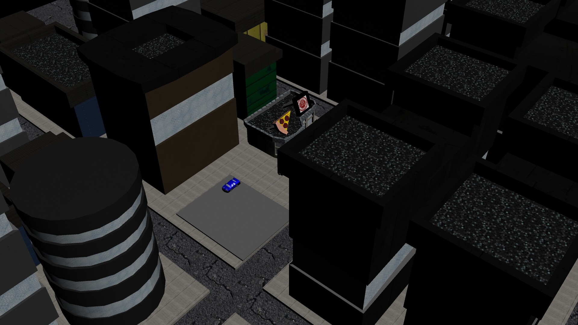 ArtStation - City Renders - Untextured and Textured