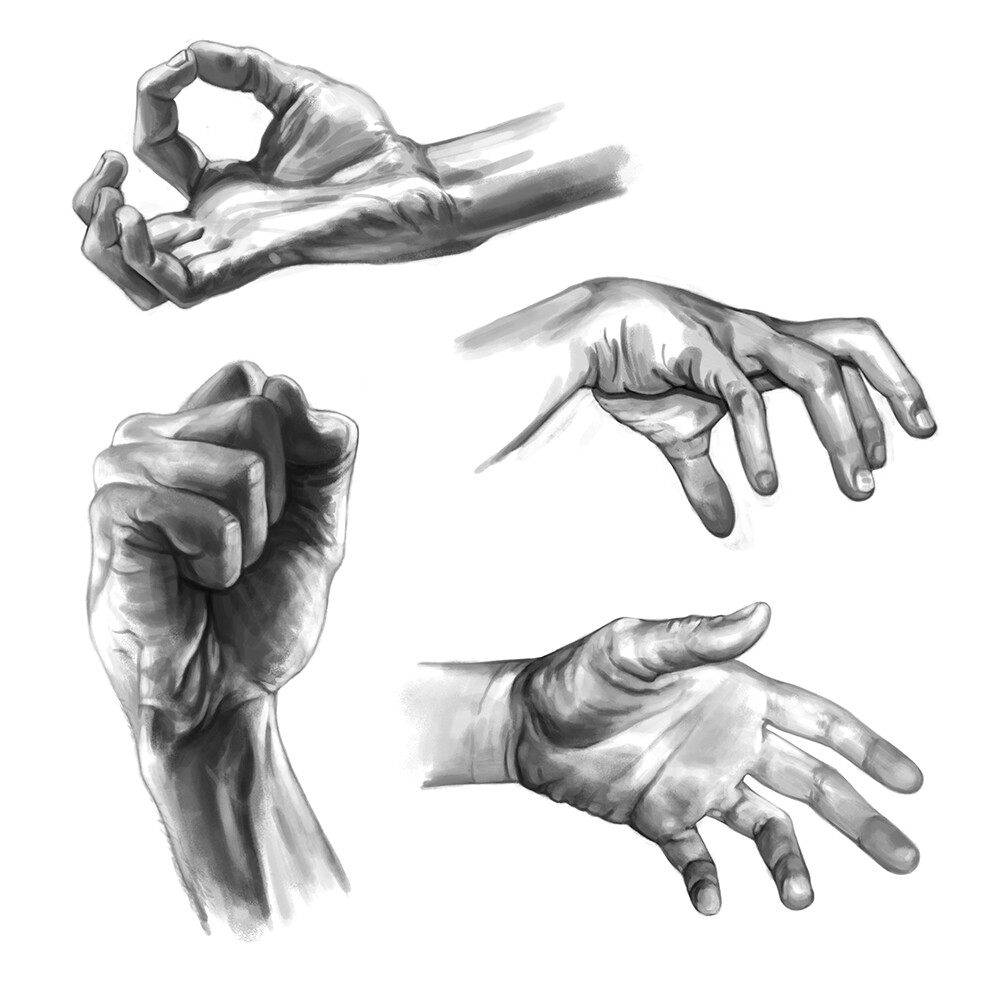 ArtStation - Hands-Practice