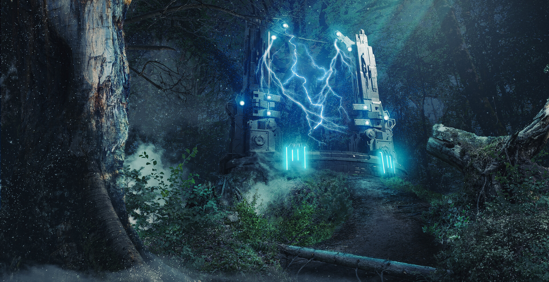 ArtStation - Lost Quantum Gates Concept