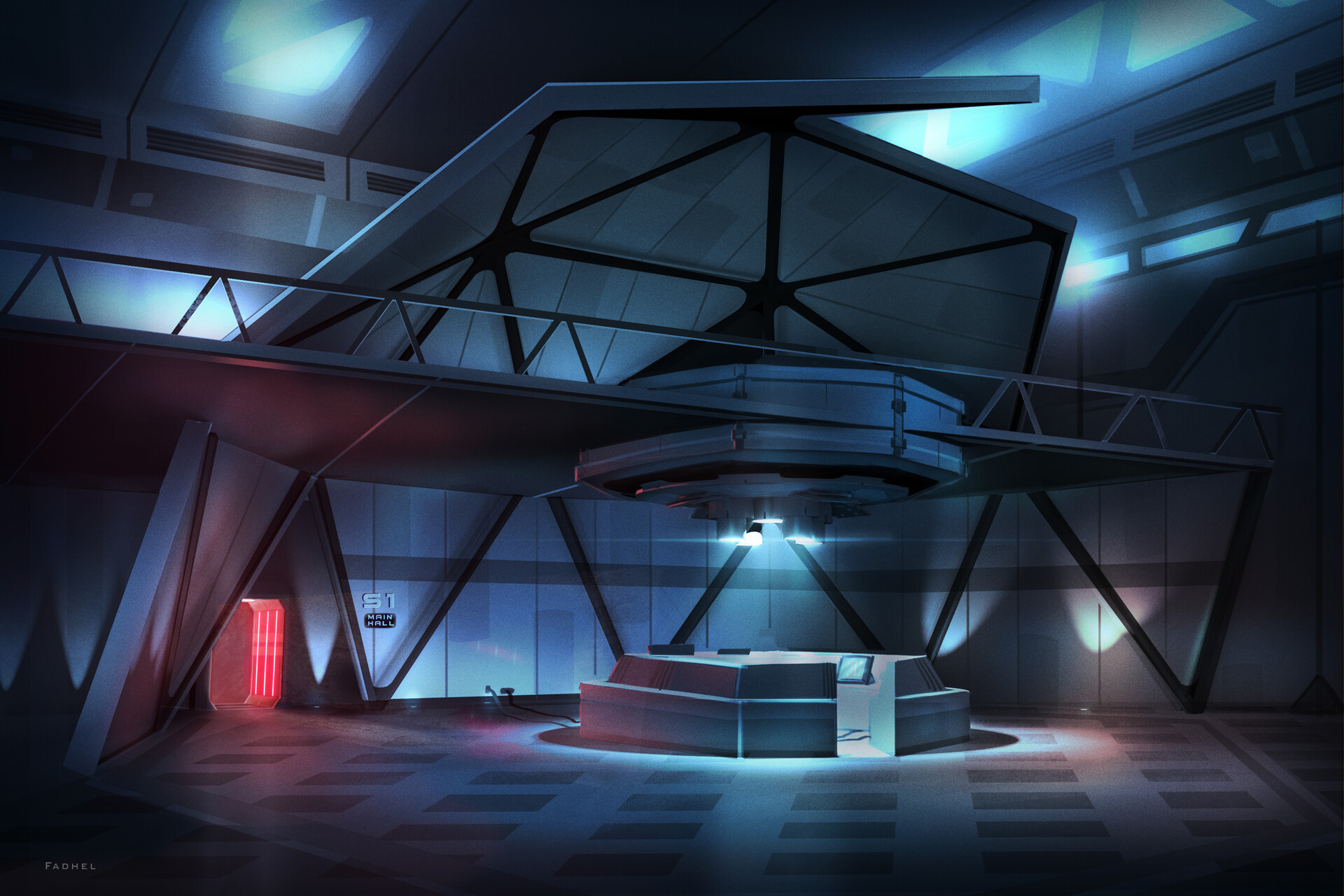 ArtStation - The Reception Area