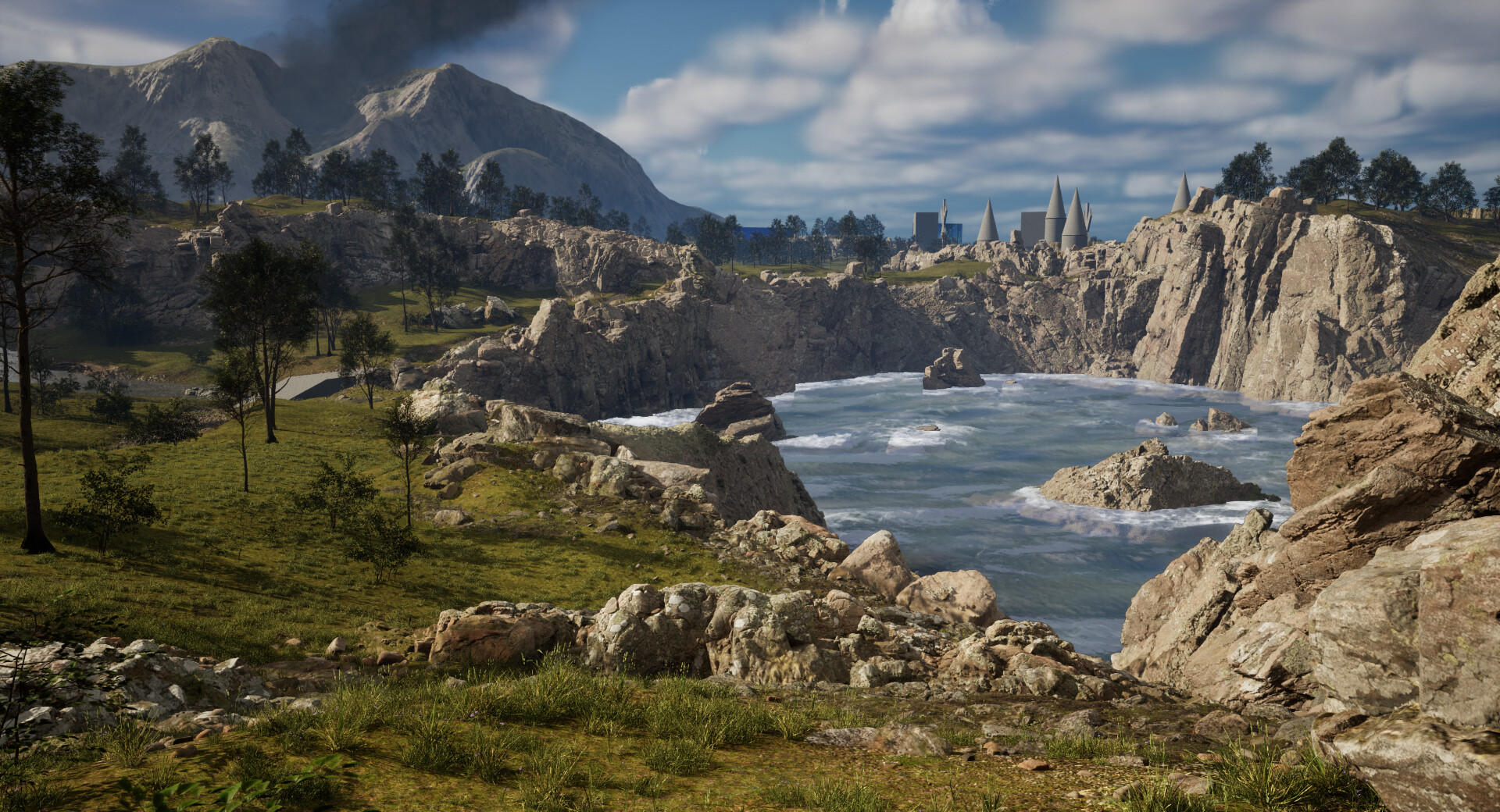 ArtStation - [WIP] FFXIV Lower La Noscea