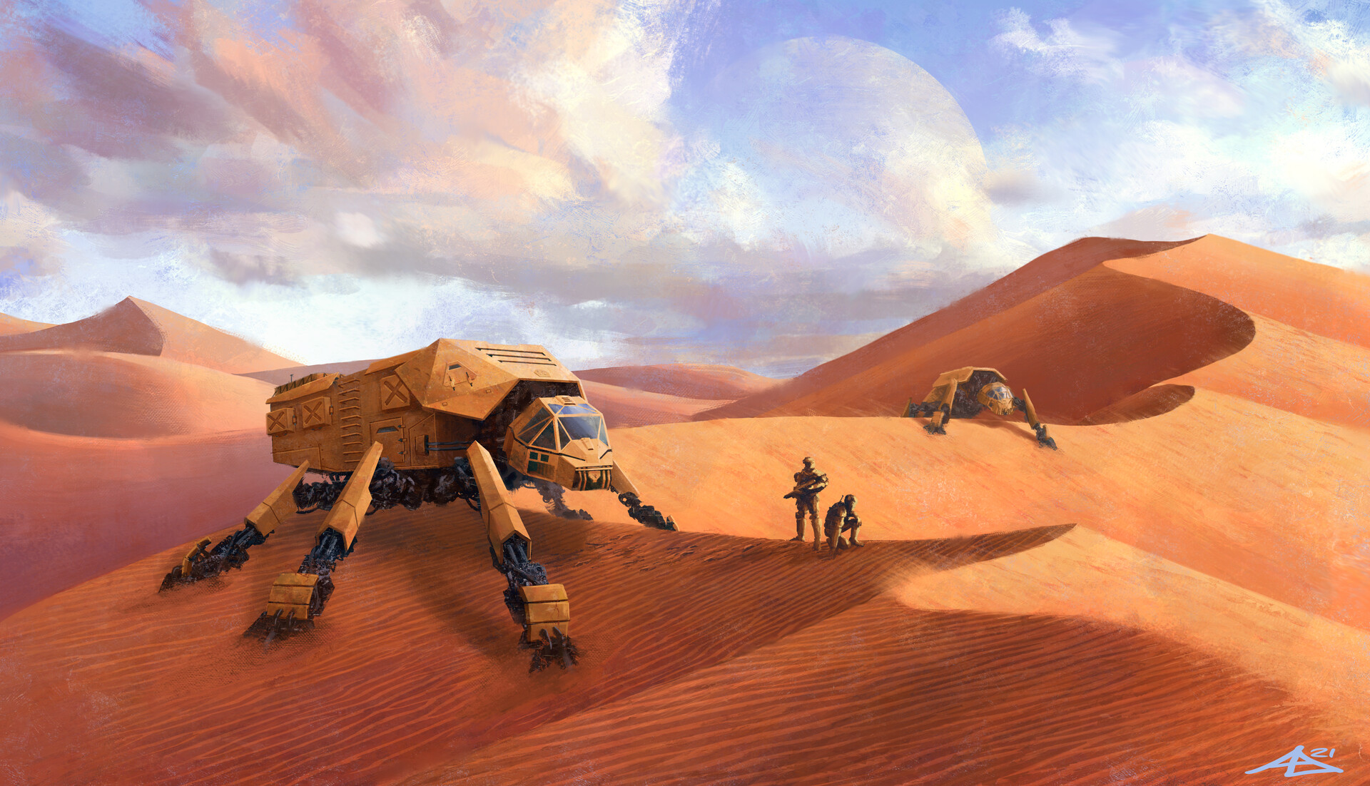 ArtStation - Beetle Mech