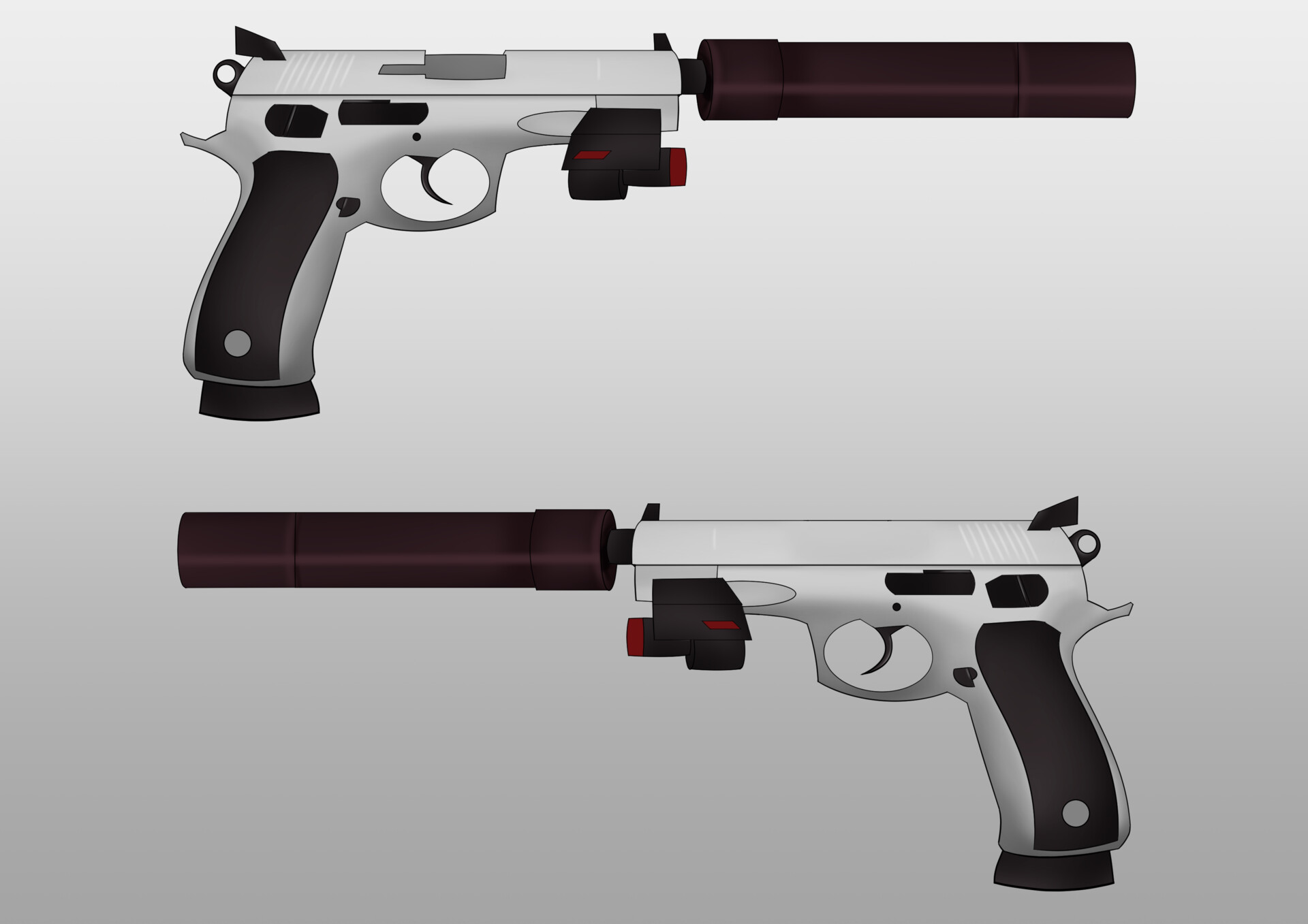 ArtStation - Weapon props designs