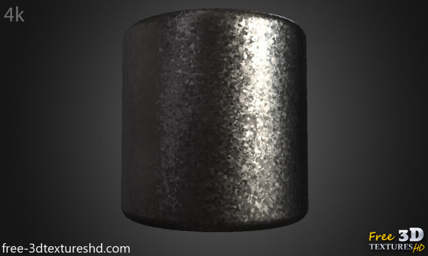 PBR Textures Free Download - Galvanized Iron Metal 3D texture PBR High ...