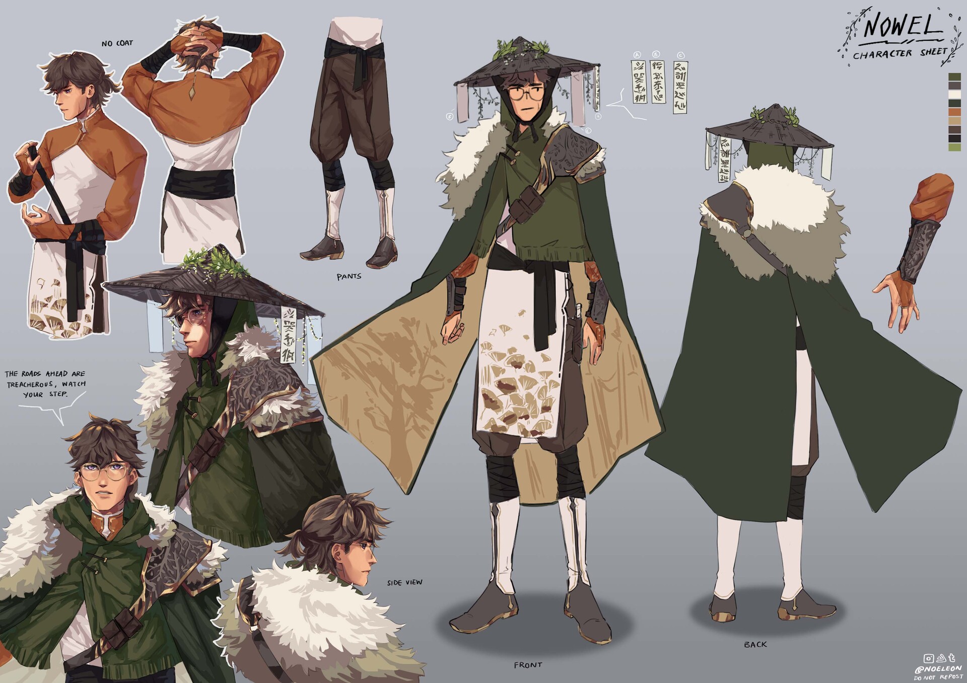 Nowel Character Sheet by Natalie Gunn — ProUser.Me