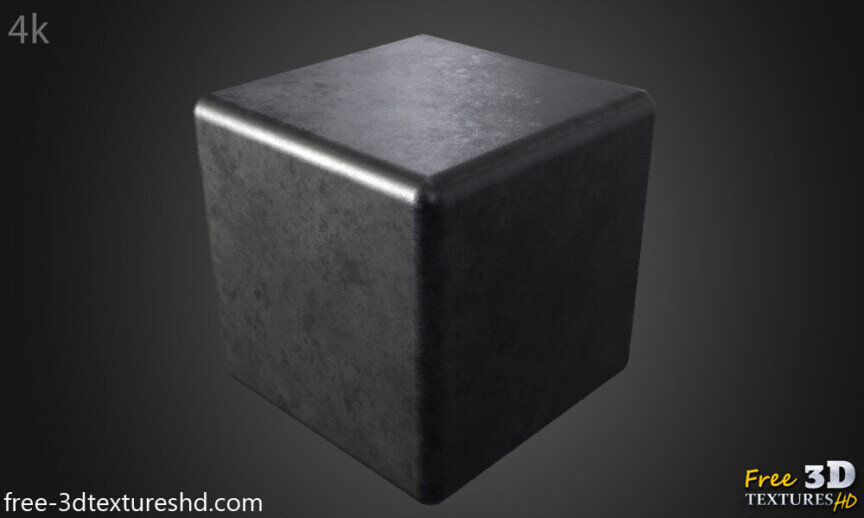 PBR Textures Free Download - Black Iron Metal Cast 3D texture PBR High ...