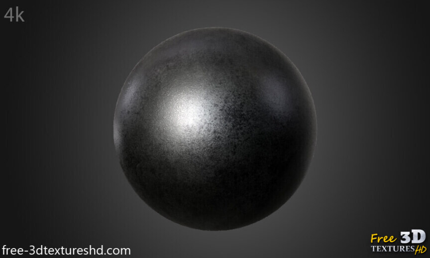 PBR Textures Free Download - Black Iron Metal Cast 3D texture PBR High ...