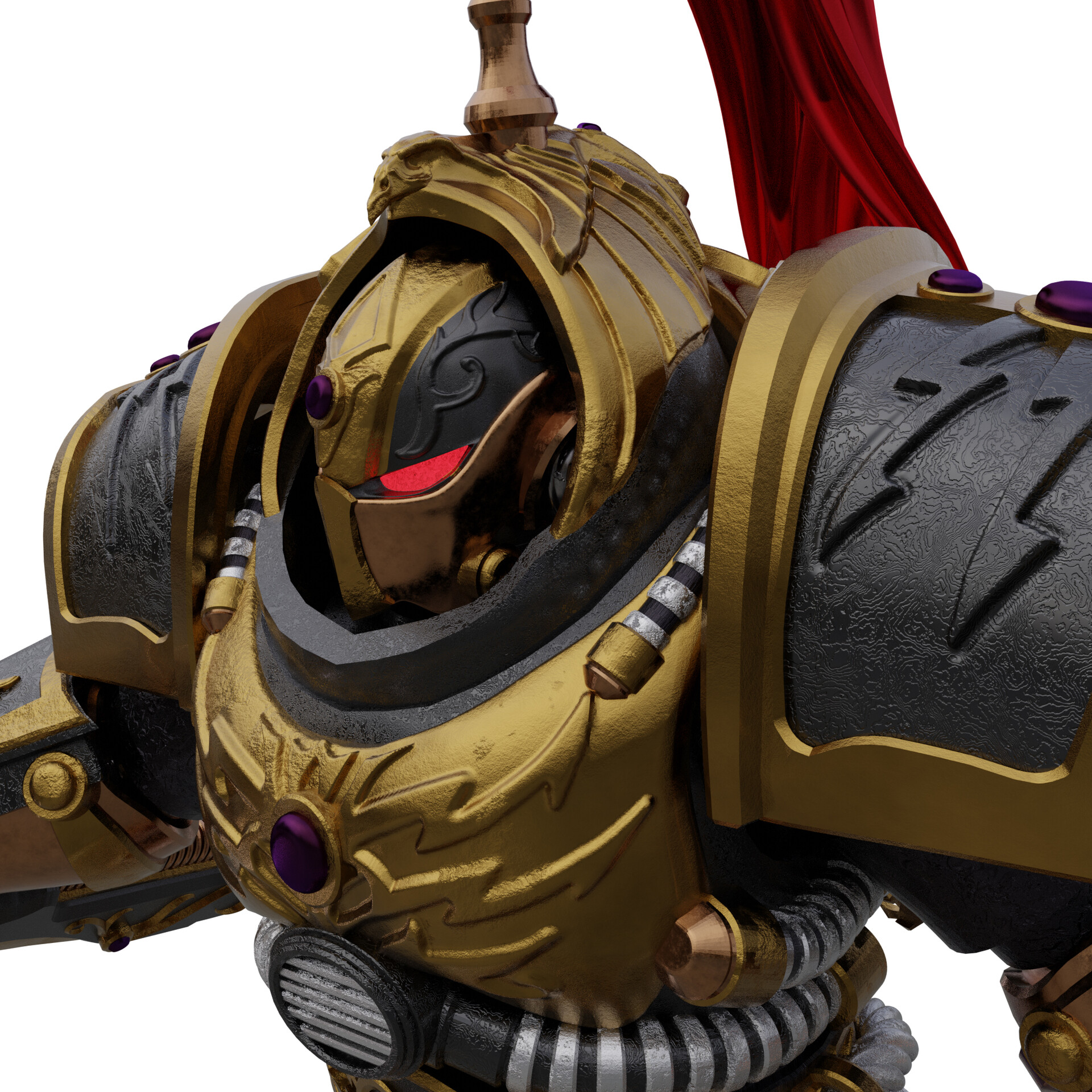 ArtStation - Auric Guardians - Custom Custodes.