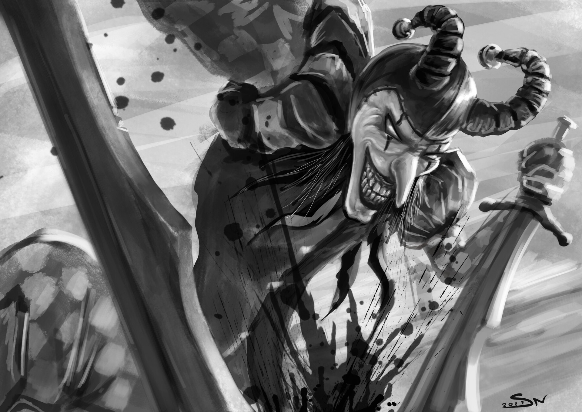 ArtStation - Shaco Concept Art - League of Legends