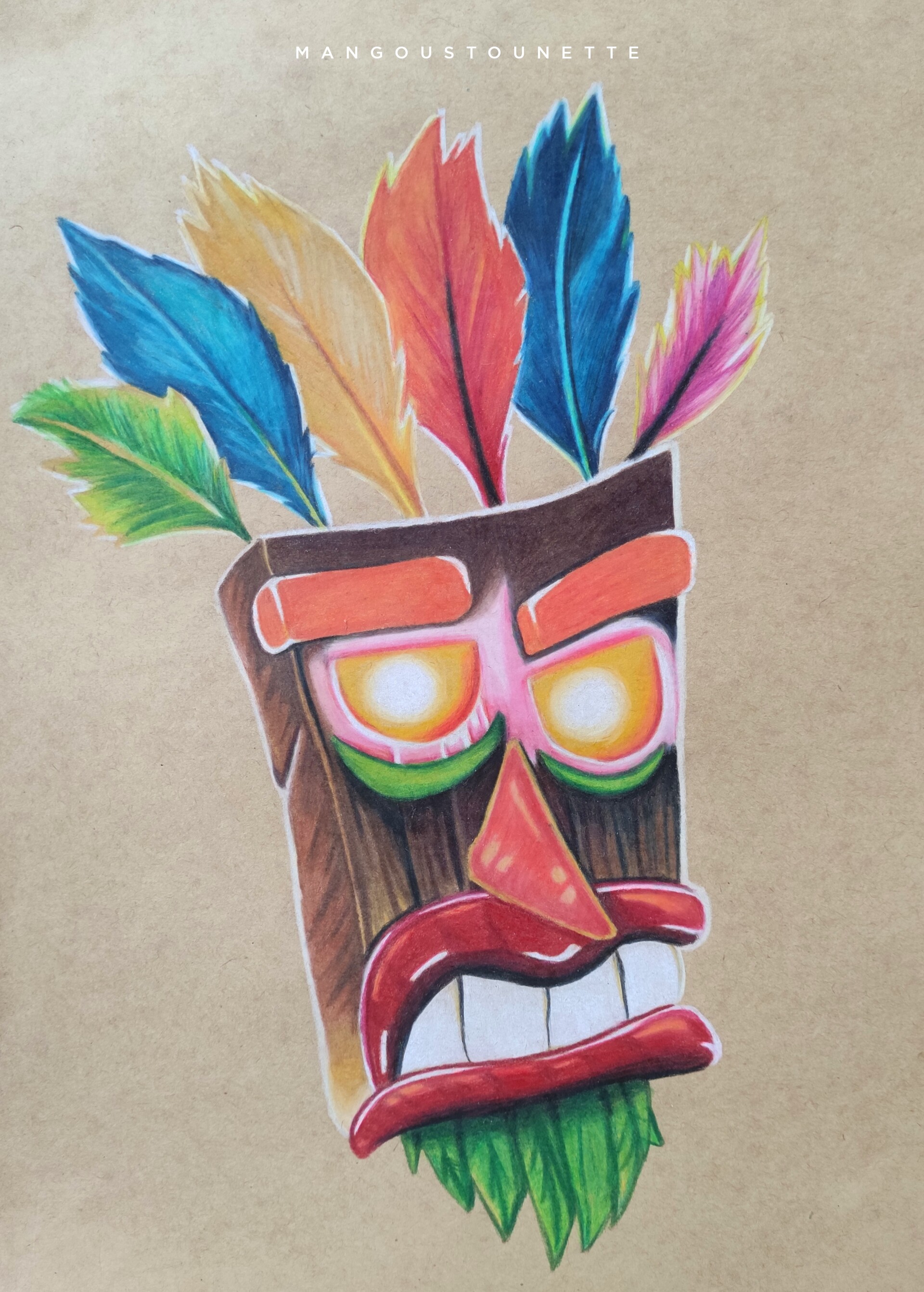 ArtStation - Aku Aku - Crash Bandicoot Game