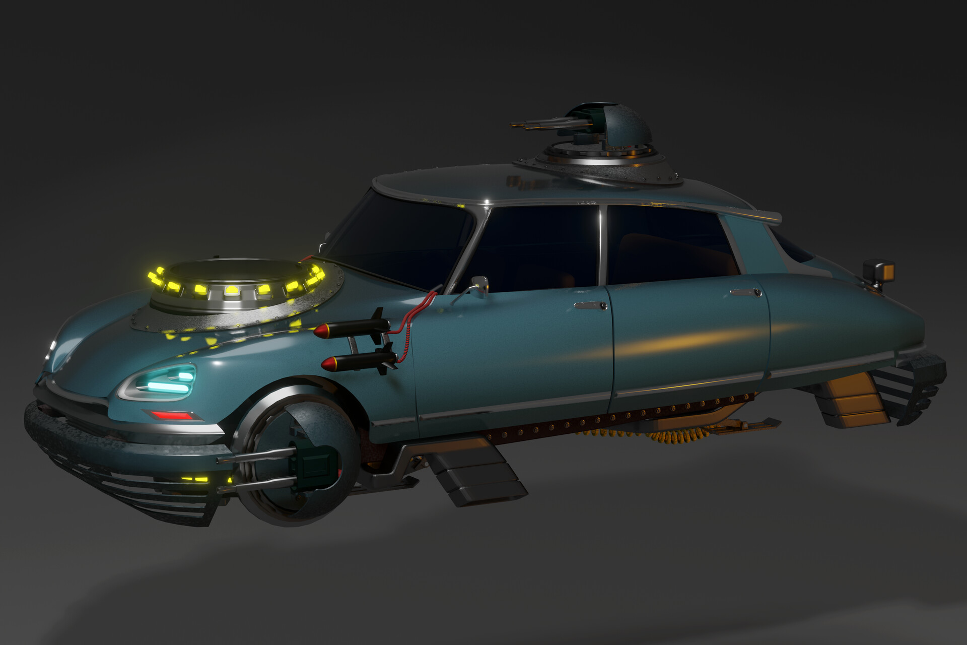 ArtStation - Cyber Citroën DS