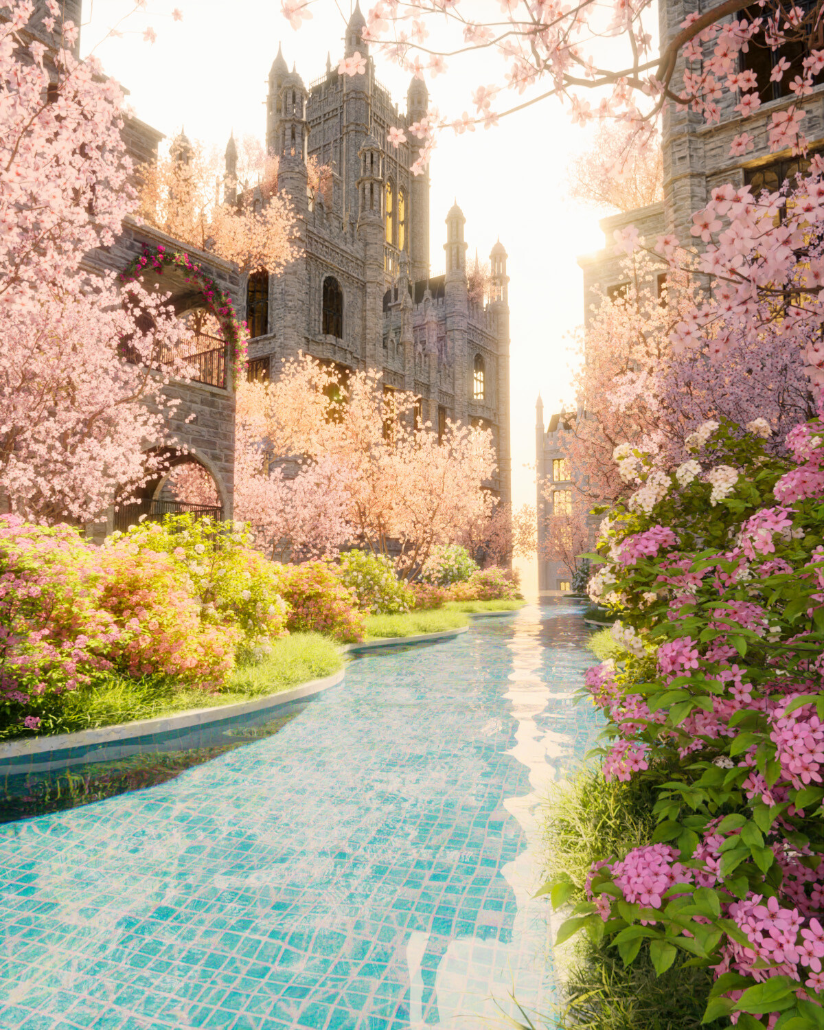 ArtStation - Floating into Spring