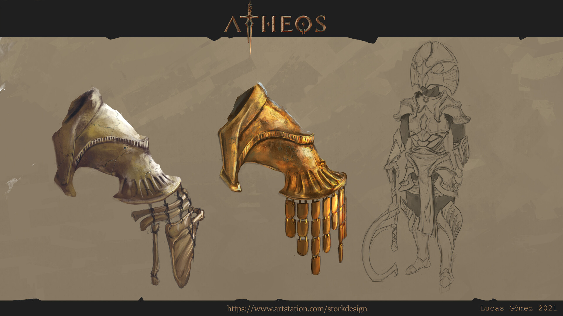 ArtStation - Armour designs for Atheos