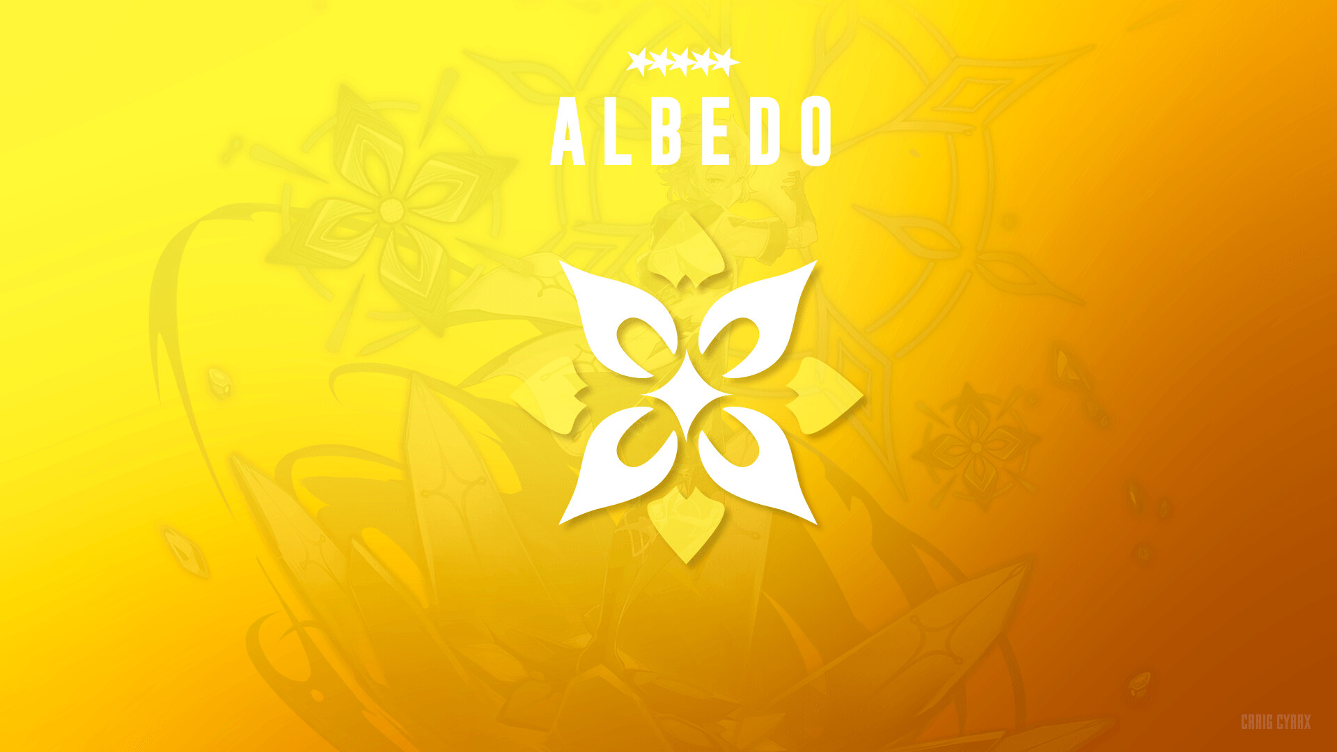 ArtStation - Albedo Wallpaper set | Genshin Impact