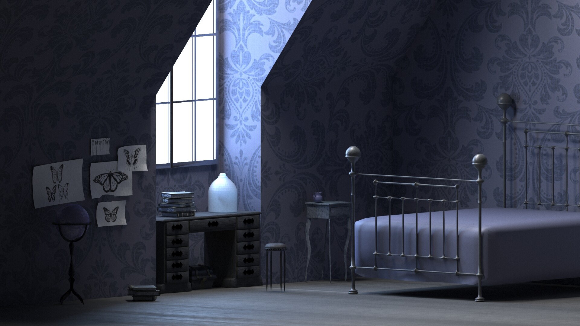 ArtStation - Victor's Room - Corpse Bride